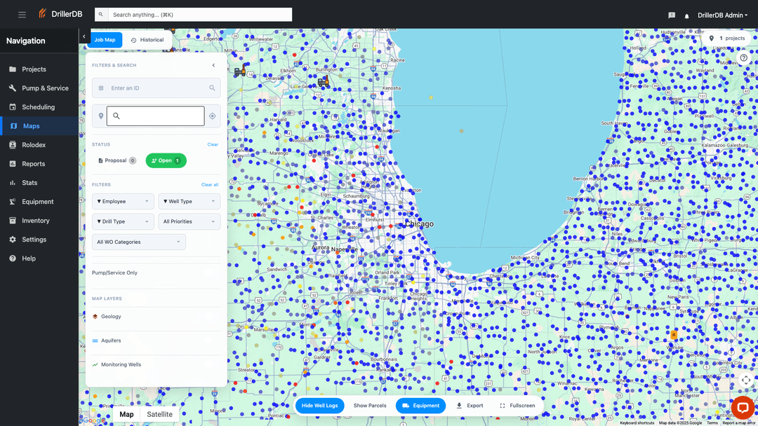 Well Location & Depth Mapping: Find Wells Near Me | DrillerDB